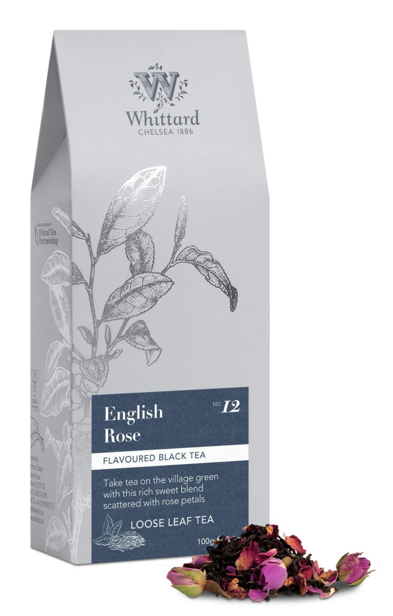 Whittard Losse Thee English Rose 100g Pakje | Bovino